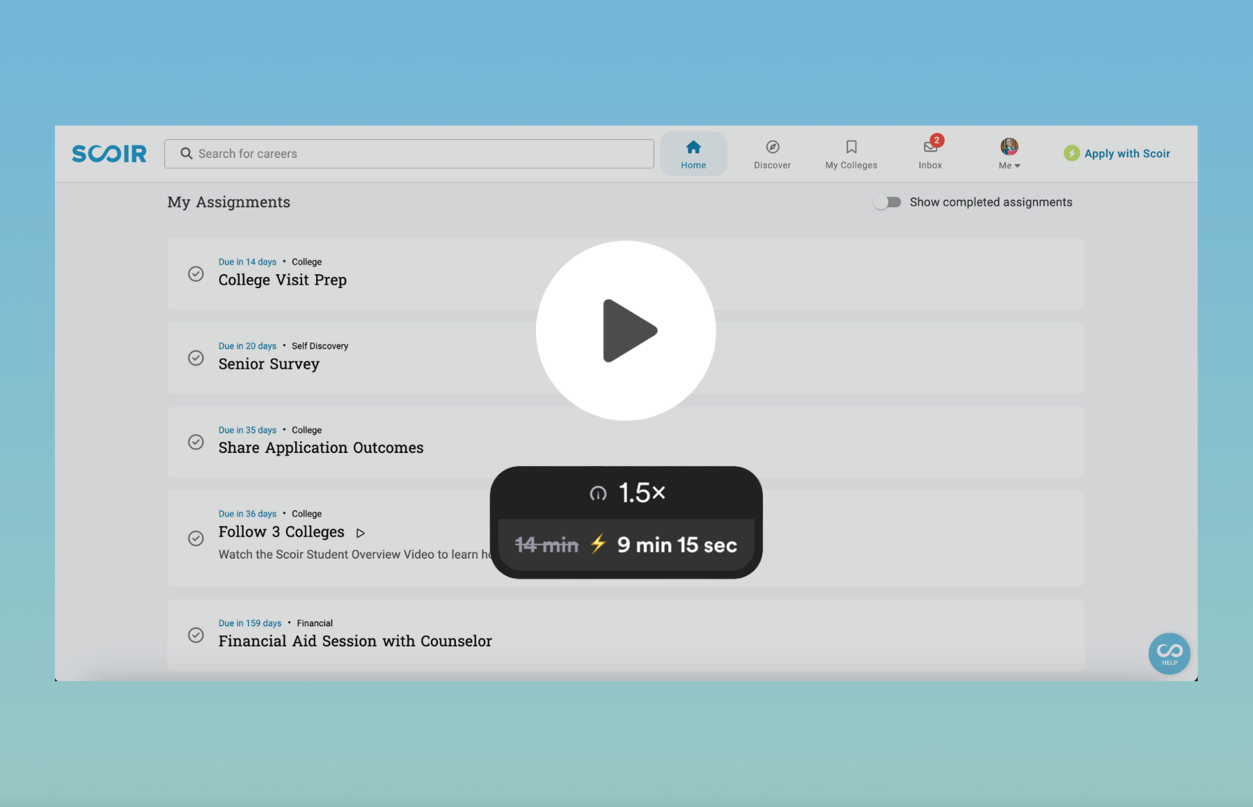 Assigning & Managing Student Tasks for Counselors | Scoir